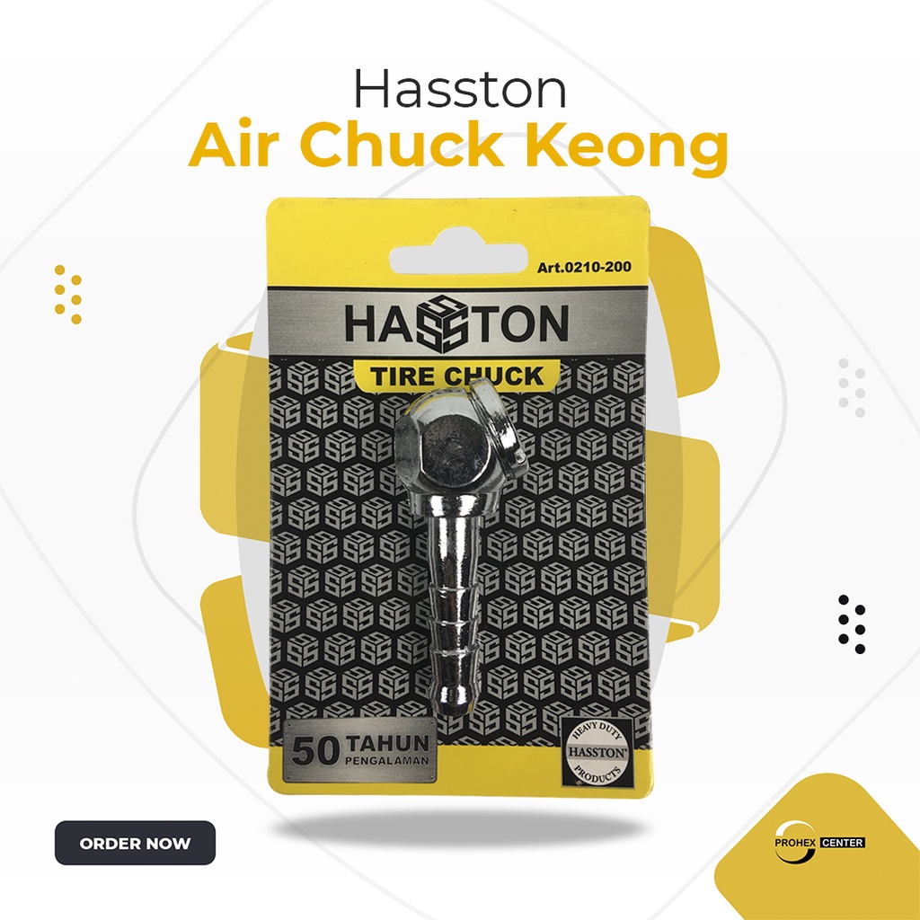 Jual HASSTON 0210-200 Kepala Isian Angin Ban Keong Tire Chuck Kompresor ...