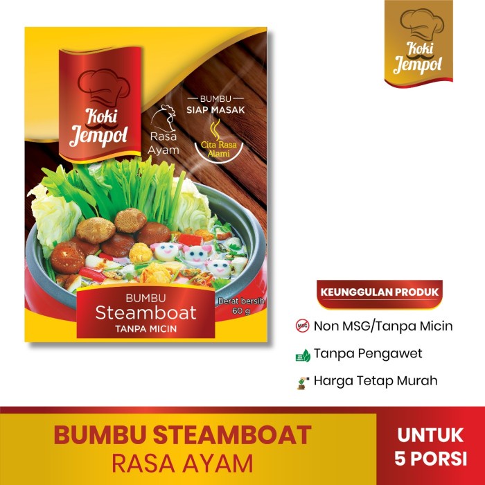 Jual Koki Jempol Bumbu Instant Steamboat 65g | Shopee Indonesia