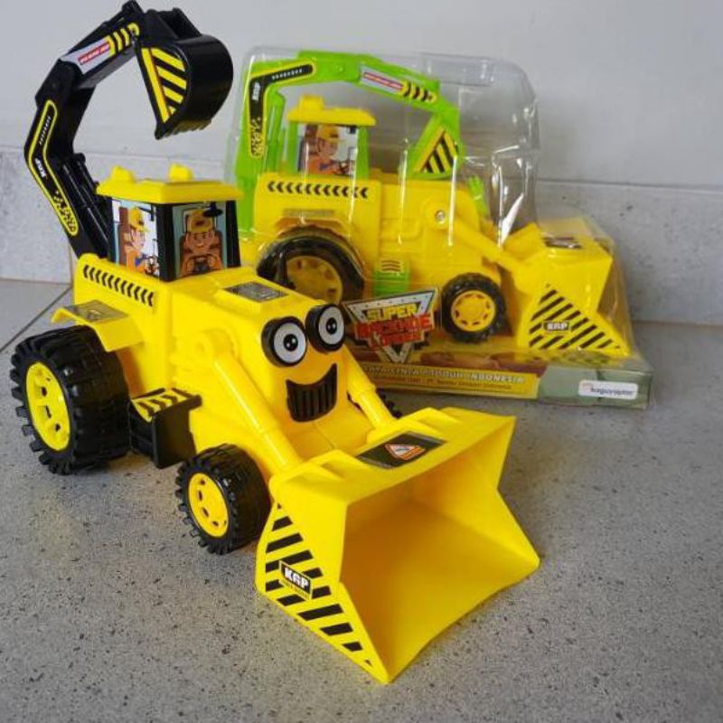 Jual Mainan Truk Traktor Bulldozer - Mainan Mobil Traktor Konstruksi ...