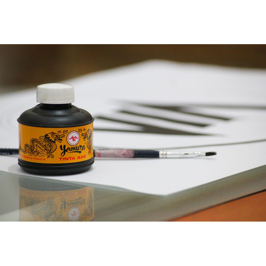 Jual Yamura Tinta Bak 233 tinta kaligrafi ukuran Besar -Chinesse Black ...