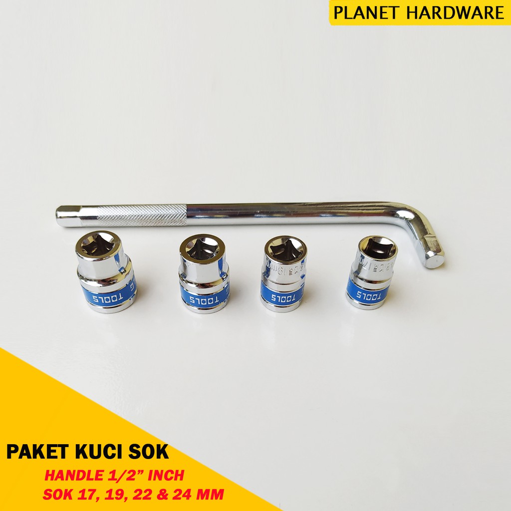 Jual Paket Kunci Pully Motor Matic Yamaha Honda Kunci Dan Gagang Sok 1/ ...