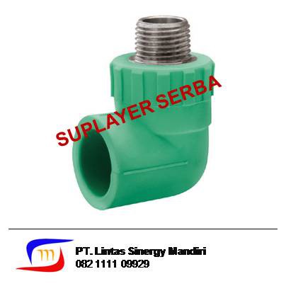 Jual FITTING PPR ELBOW MALE THREADED 32MM X 1" (1") | Shopee Indonesia