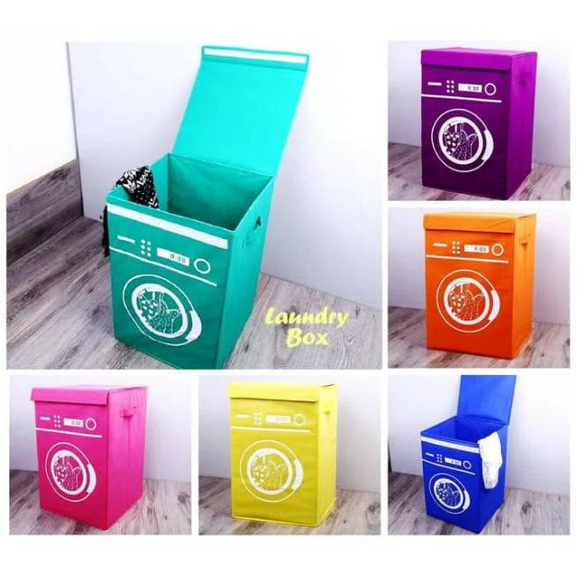 Jual Laundry Box Large Kotak Tempat Pakaian Kotor Ukuran Besar | Shopee ...
