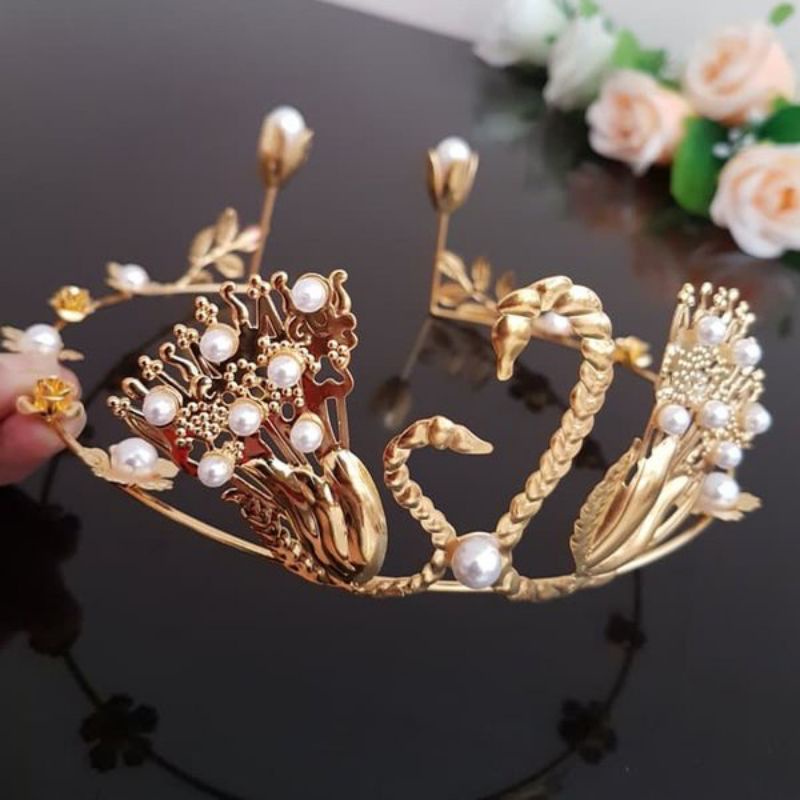 Jual Mahkota Wedding/Mahkota Wisuda/Mahkota Pernikahan Sash Angsa ...