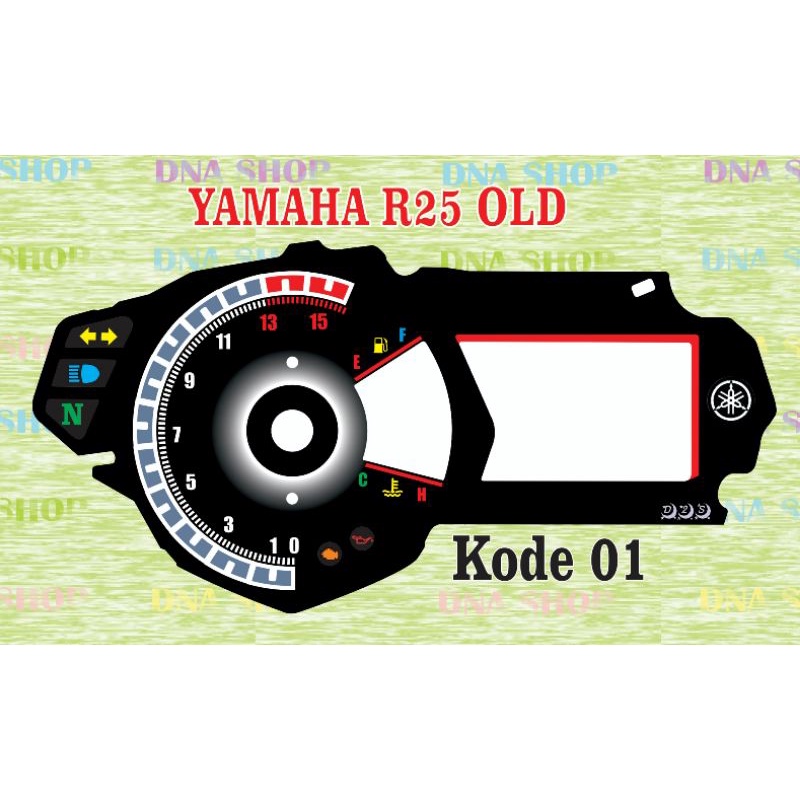 Jual Panel Papan Speedometer YAMAHA R25 OLD/YZF-R25 OLD/MT25 OLD ...