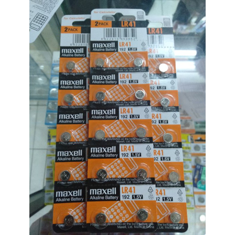 Jual Baterai jam tangan Ag 3 LR41 Maxel original | Shopee Indonesia