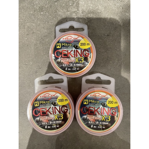 Jual Senar Ceking HS X3 PE 0.5 6lb 200m relix nusantara | Shopee Indonesia