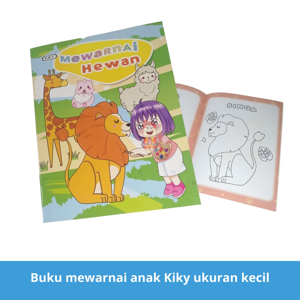 Jual Buku mewarnai anak / coloring book for kids Kiky (ukuran kecil ...