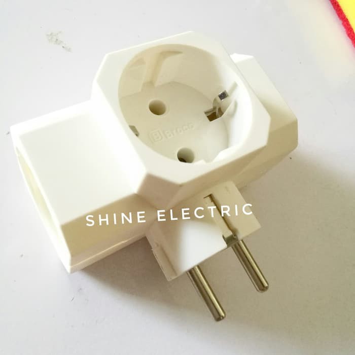 Jual Steker T Broco Colokan Stop Kontak Cabang 3 Stopkontak SNI ...