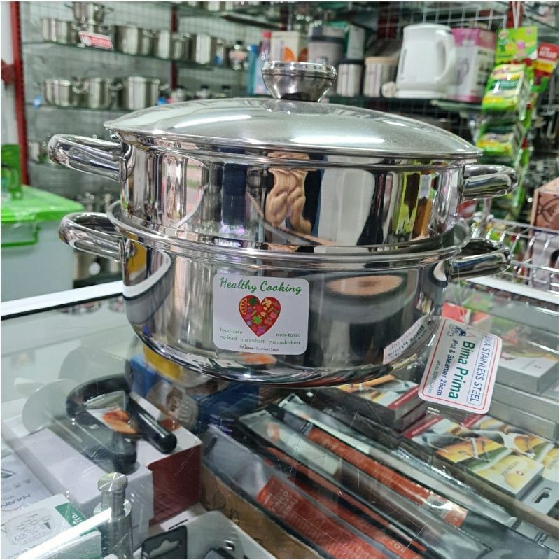 Jual B2007026SS Bima Prima Steamer Set D26cm | Shopee Indonesia