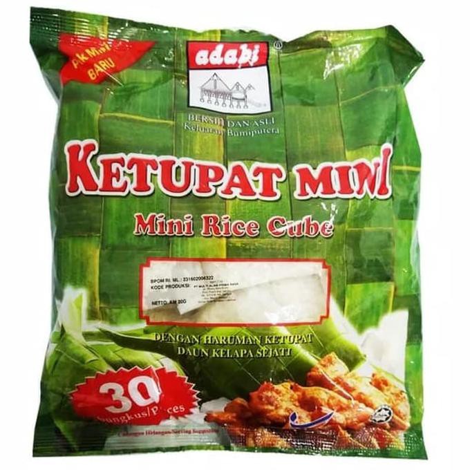 Jual Best Produk] Ketupat Mini Adabi Mini Rice Cube 30X20G | Shopee ...