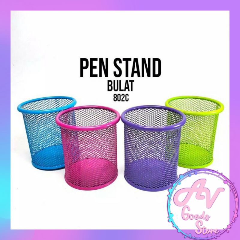 Jual Pen Stand / tempat pulpen / tempat pensil berdiri / pen stand besi ...