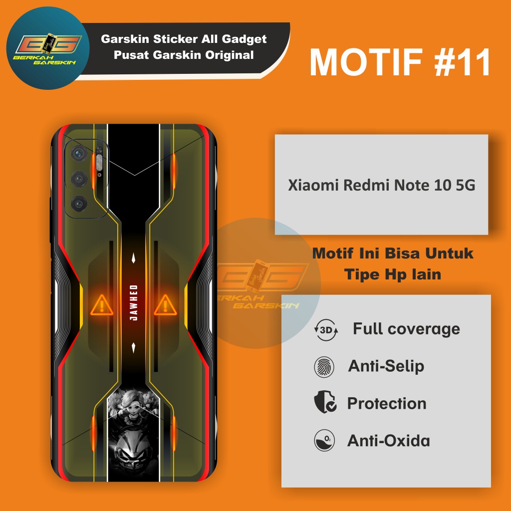Jual JUAL Garskin Smartphone Xiaomi Redmi Note 10 5G Motif 11-15 ...