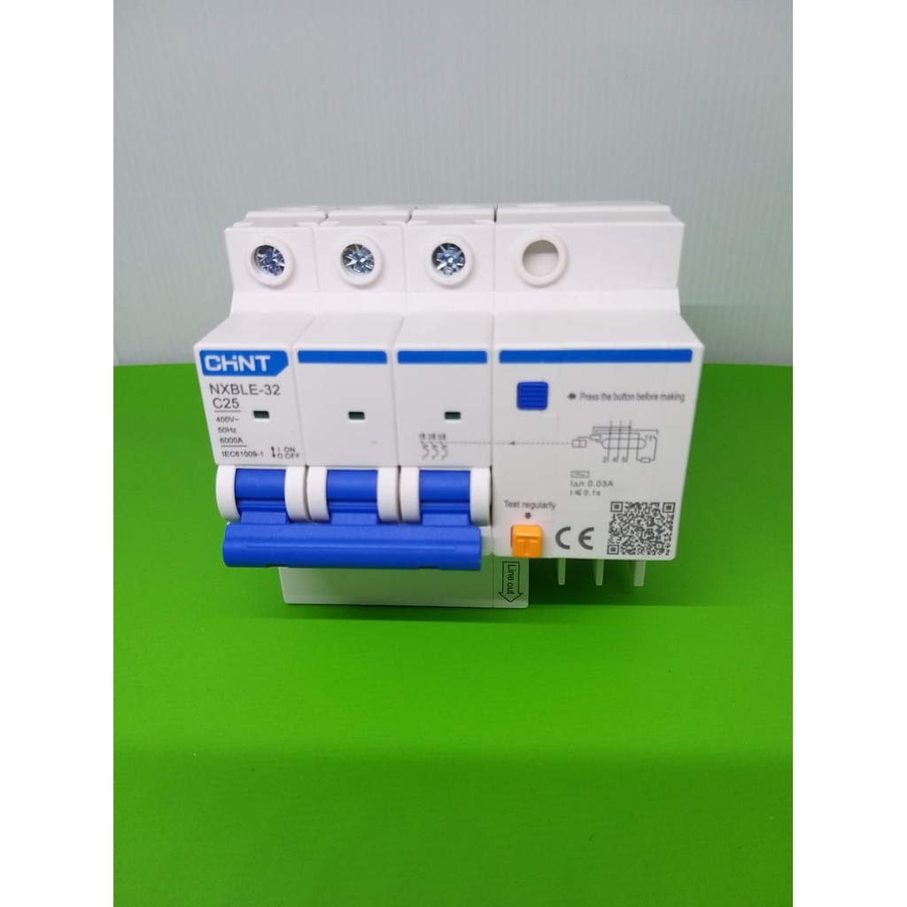 Jual RCBO + MCB Chint NXBLE-63 3P 25 (A) | Shopee Indonesia