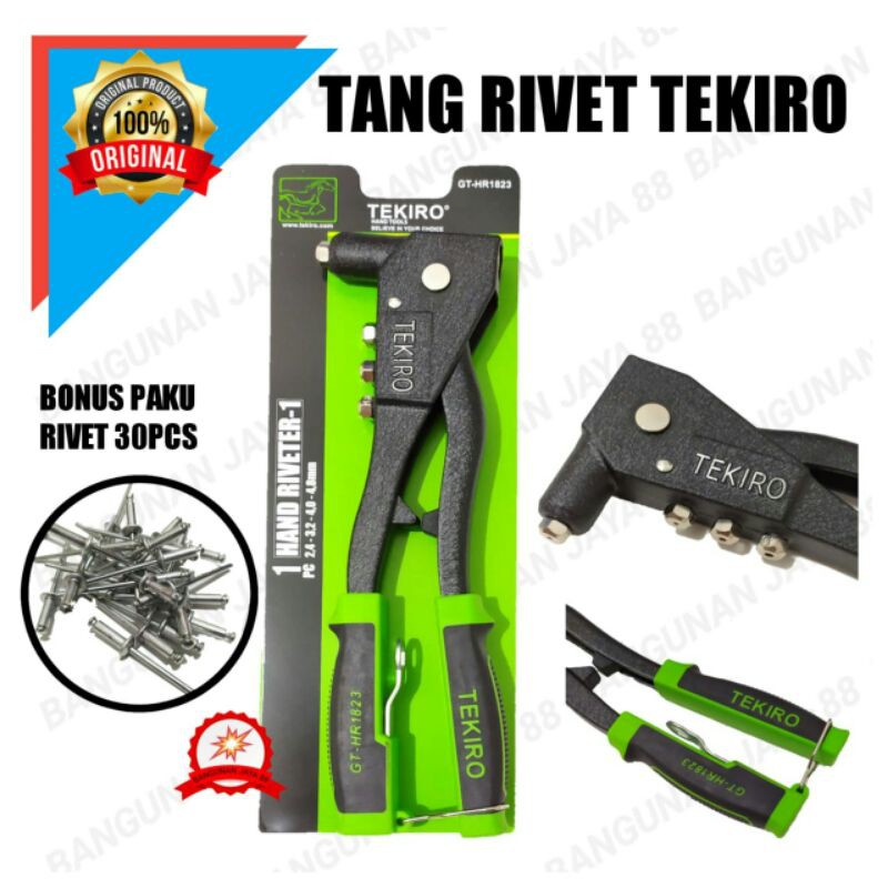 Jual Tang Rivet 2.4mm-4.8mm bonus paku rivet | Shopee Indonesia