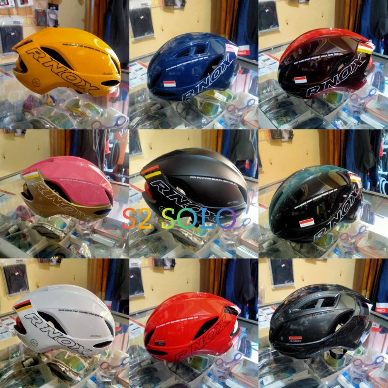 Jual Helm sepeda roadbike helm rnox Aero speed sport bicycle helmet ...