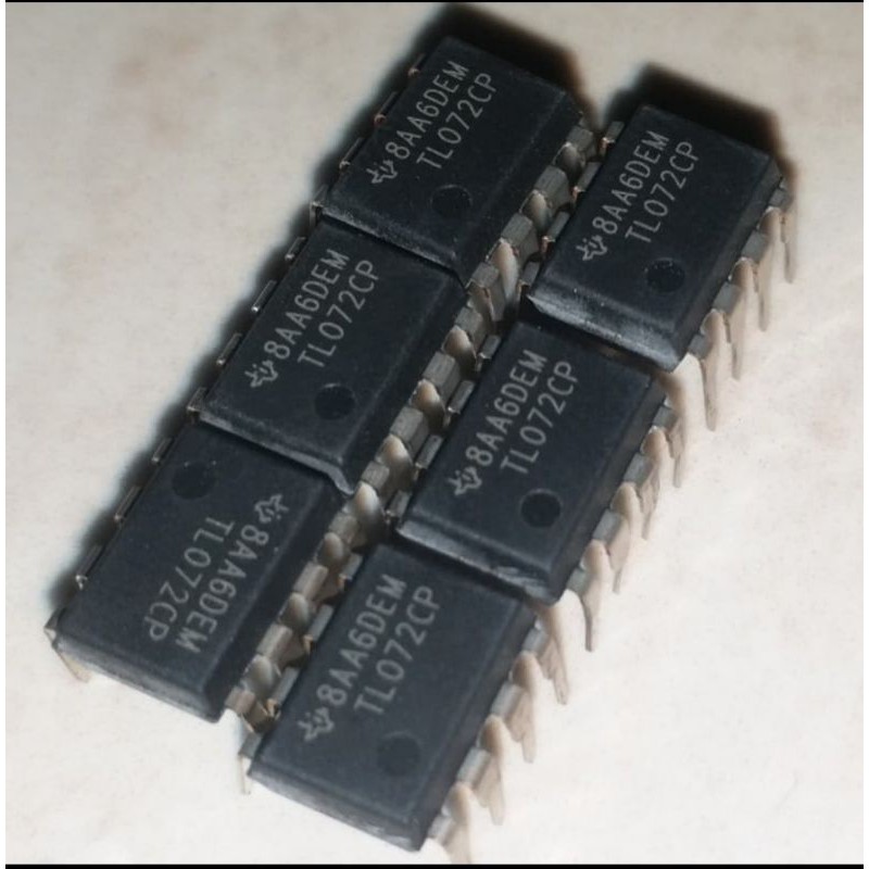 Jual IC TL072 DIP / IC DUAL OP AMP TL 072 / ic dual opamp TL072 ...