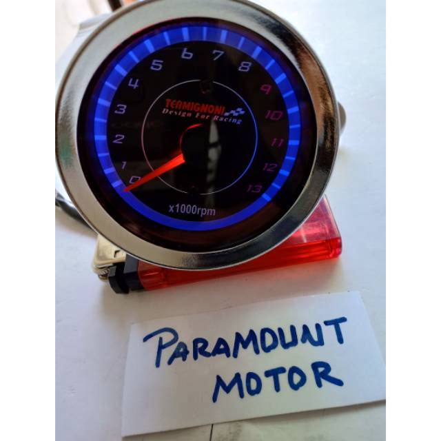 Jual spidometer speedometer spido rpm LED bulat universal semua motor ...
