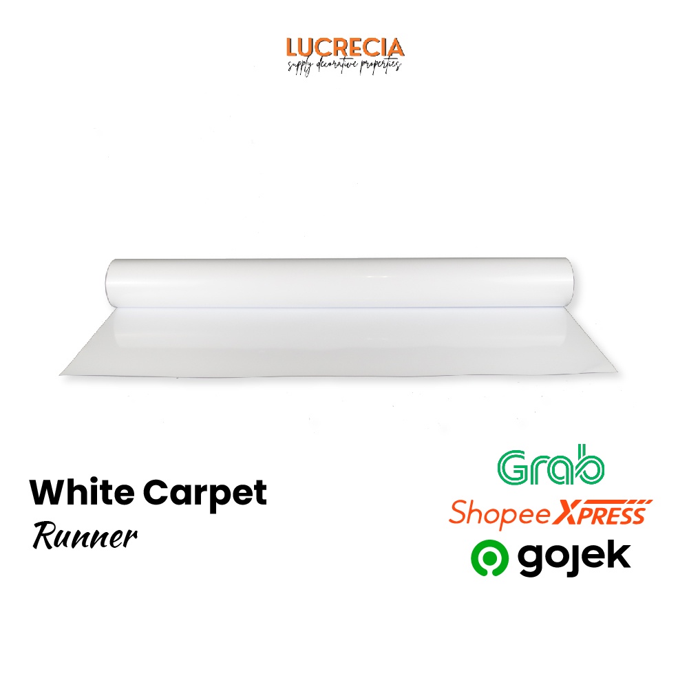 Jual White Carpet Runner Wedding Aisle Karpet Putih Pelaminan Dekorasi ...