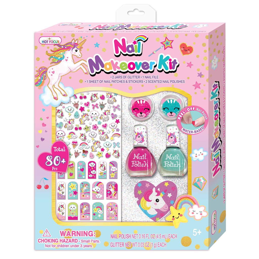 Jual Mainan Edukasi Bydesign - Hot Focus Nail Makeover Kit Unicorn ...