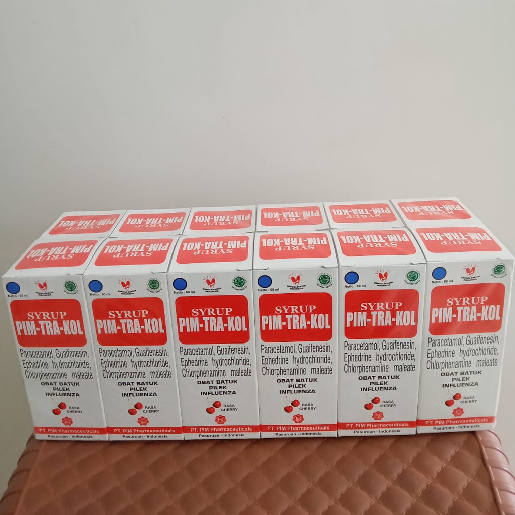 Jual Pimtrakol Sirup 60 Ml Cherry (Merah) (1 Lusin = 12 pcs) | Shopee ...