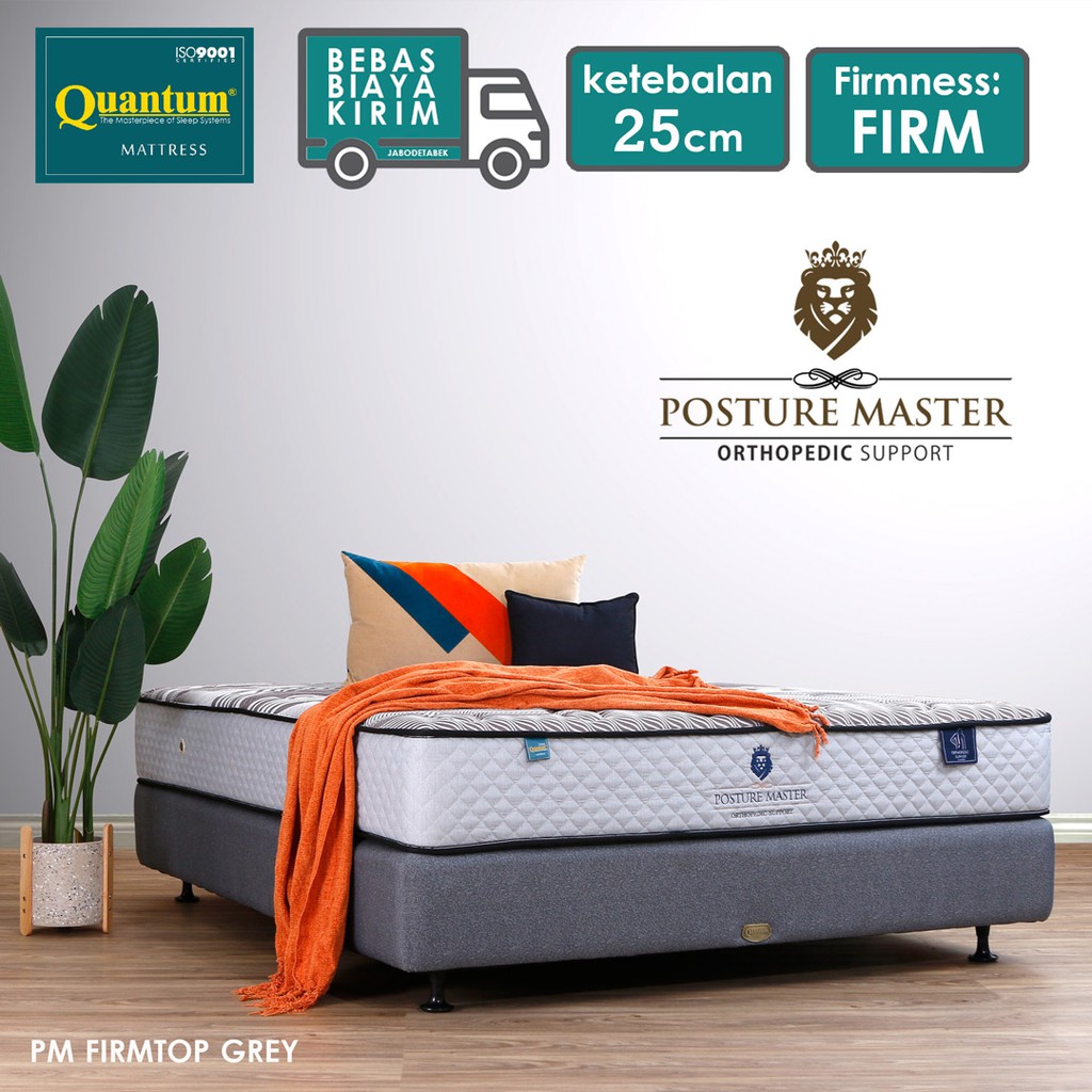Jual Quantum Kasur Orthopedic Posture Master Firmtop - Spring Bed ...
