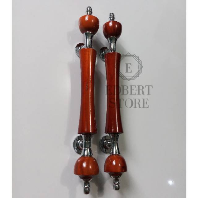 Jual PULL HANDLE TARIKAN PINTU RUMAH / HANDLE PINTU RUMAH DAHLIA KAYU ...