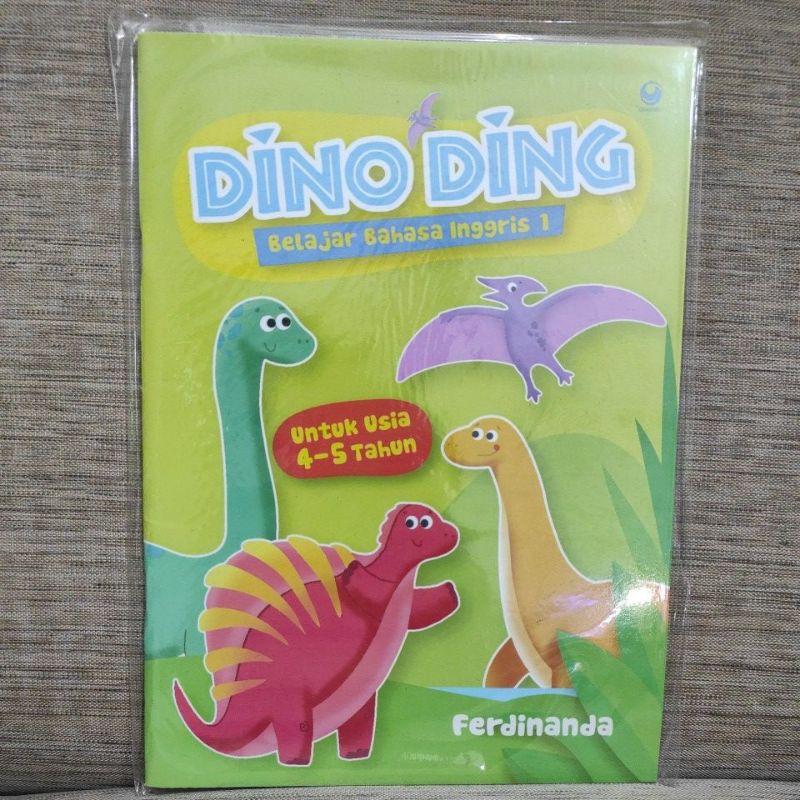 Jual dino ding belajar bahasa inggris 1 buku anak tk | Shopee Indonesia