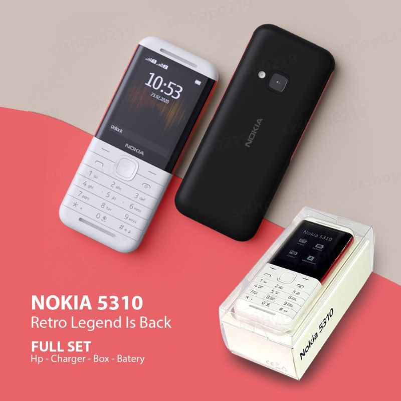Jual Nokia 5310 2020 New ExpressMusic Hp nokia jadul handphone dual simcard nokia murah | Shopee ...