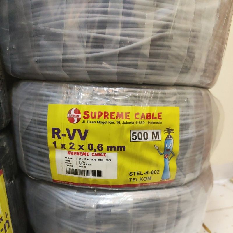 Jual Kabel Telepon Supreme isi 2 | Shopee Indonesia
