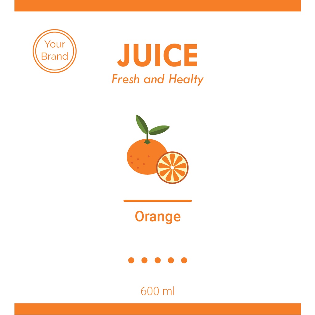 Jual Sticker Jus - Label Kemasan - Minuman Buah - Label Botol | Shopee ...