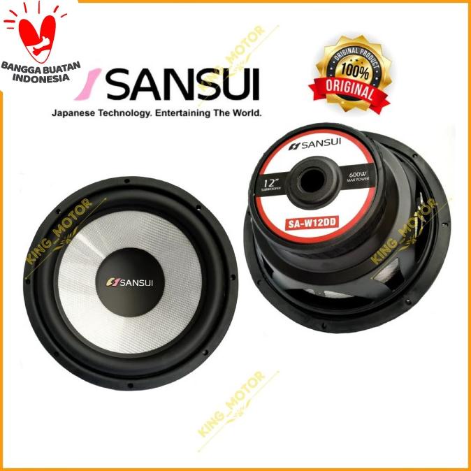 Jual SUBWOOFER 12 INCH DOUBLE COIL SANSUI SA-W12DD/SAW12DD | Shopee ...