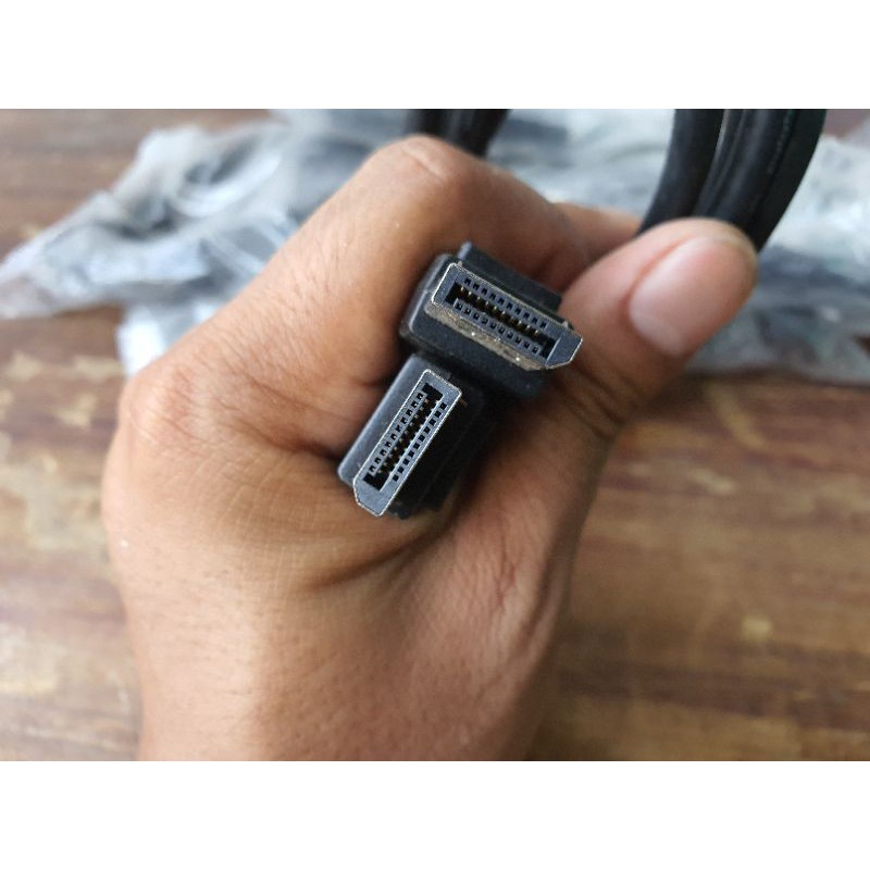 Jual kabel display port original bawaan dell 24in mantul | Shopee Indonesia