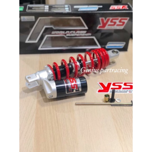 Jual SHOCKBREAKER YSS C EURO TABUNG BAWAH 300MM MIO - BEAT - VARIO - SCOOPY - FINO RED BLACK ...