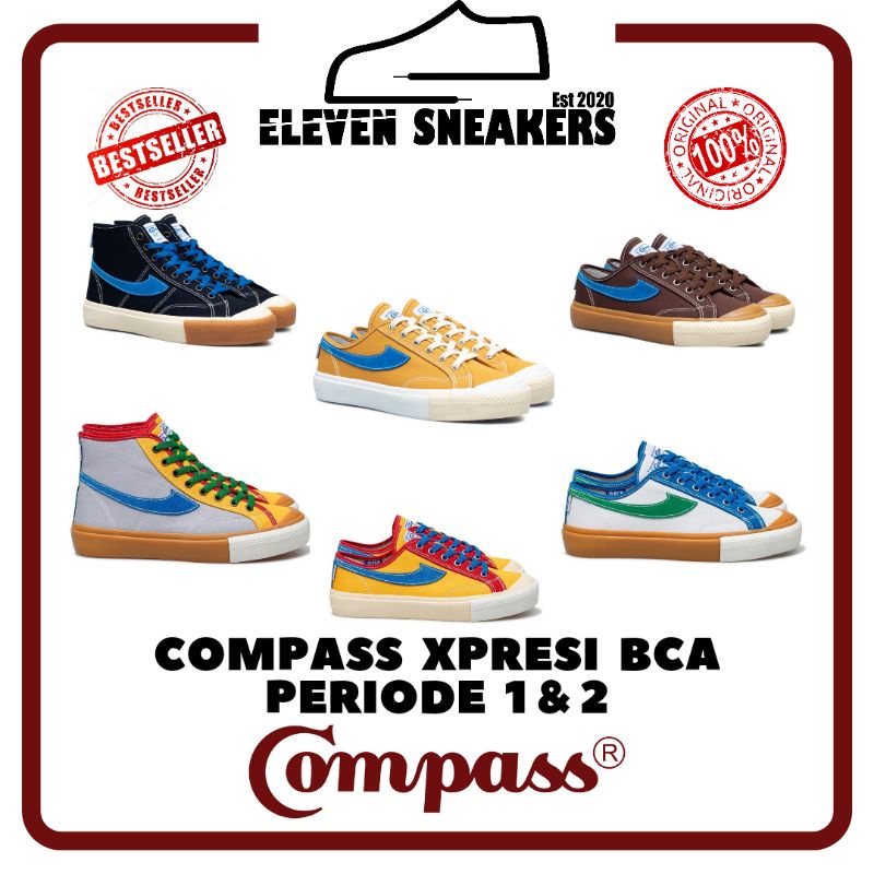 Jual Sepatu Compass Xpresi BCA Farhan / Syafrudin / Yoga/ Anastasia ...