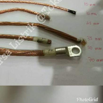 Jual Kabel BC 50 mm hrg per meter asli tembaga, kabel anti petir ...