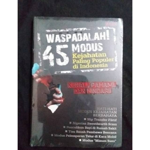 Jual buku waspadalah 45 modus kejahatan paling populer di indonesia ...