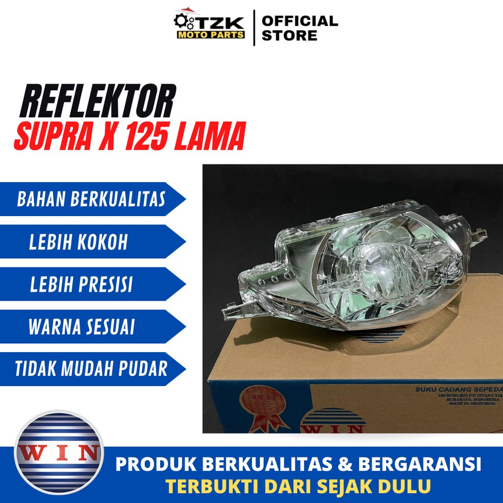 Jual Headlamp Reflektor Lampu Depan Honda Supra X 125 Lama | Shopee ...