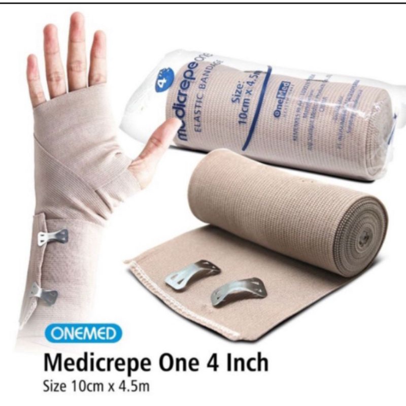 Jual Medicrepe Onemed verban elastis 4 inchi (10cmx4,5m) | Shopee Indonesia