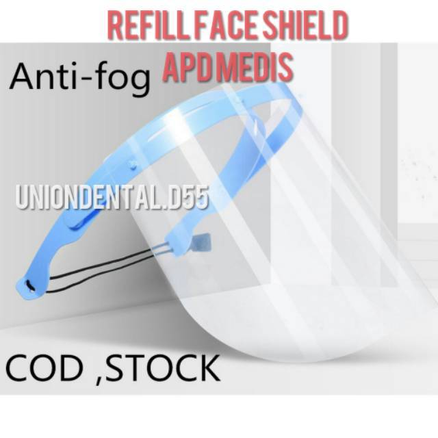 Jual REFILL FACE SHIELD APD MEDIS DOKTER PERAWAT IGD DOKTER GIGI ...