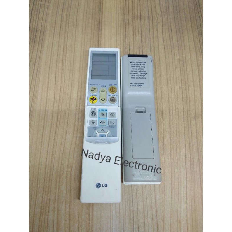 Jual REMOTE REMOT AC LG TERMINATOR ANTI DBD ORIGINAL ASLI | Shopee ...