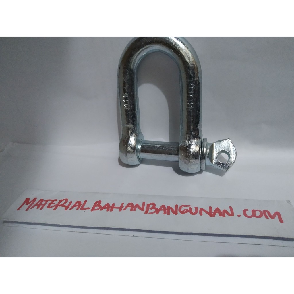 Jual Klem Segel D M16 Clamp Shackle 5/8 inch Penyambung Rantai Besi ...