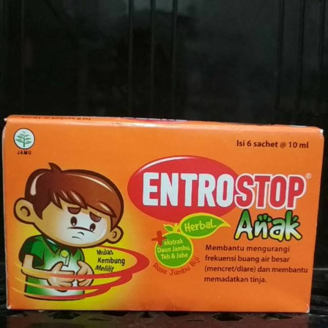 Jual Enterostop Anak Cair (1box isi 6sachet) | Shopee Indonesia