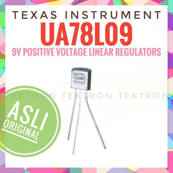 Jual Texas Instruments UA78L09 positive linear voltage regulator 78L09 | Shopee Indonesia