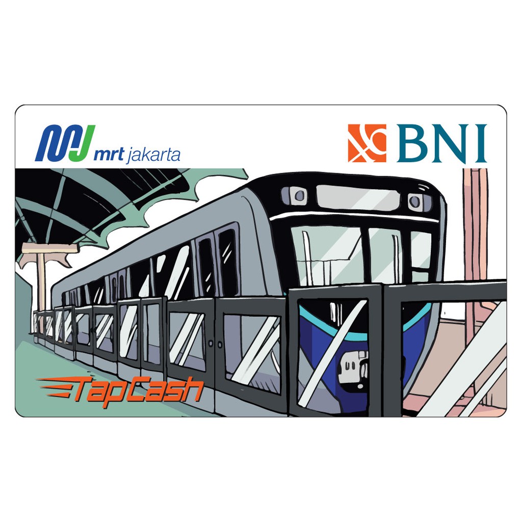 Jual Tapcash Desain MRT Putih | Shopee Indonesia