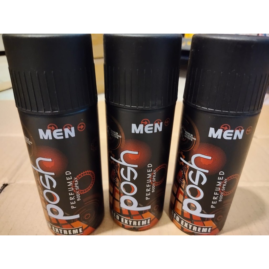 Jual POSH Spray Cologne Men Red Extreme Botol 150ML/POSH MEN RED ...