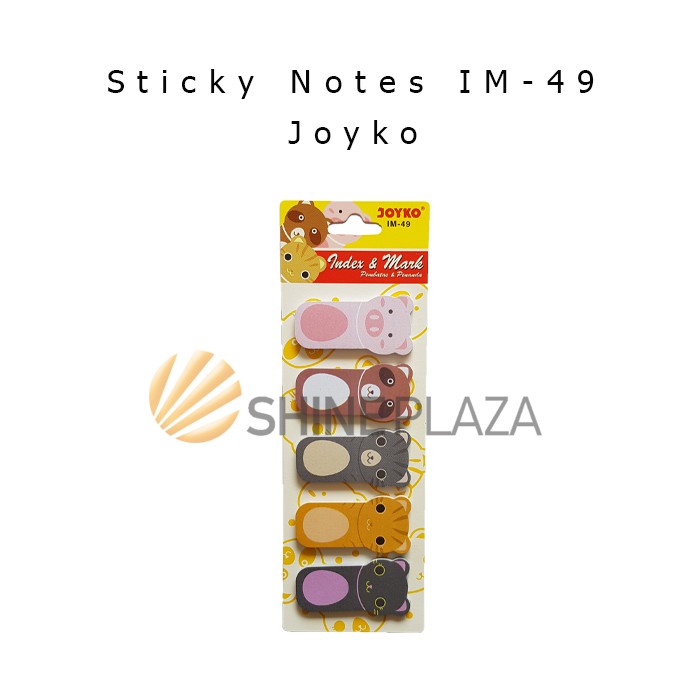 Jual Memo Sticky Notes Joyko IM-49 - Index Mark Penanda Pembatas Joyko ...