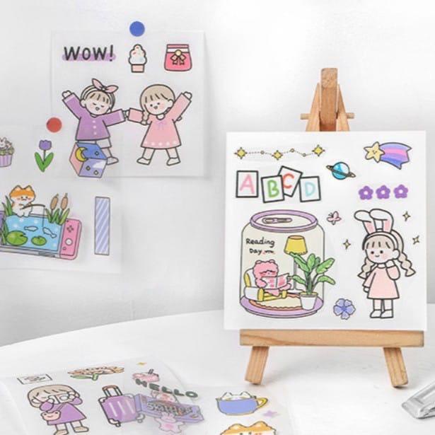 Jual Sticker Botol Minum 2D/Sticker Anti Air 2D DIY/Sticker Botol Minum ...