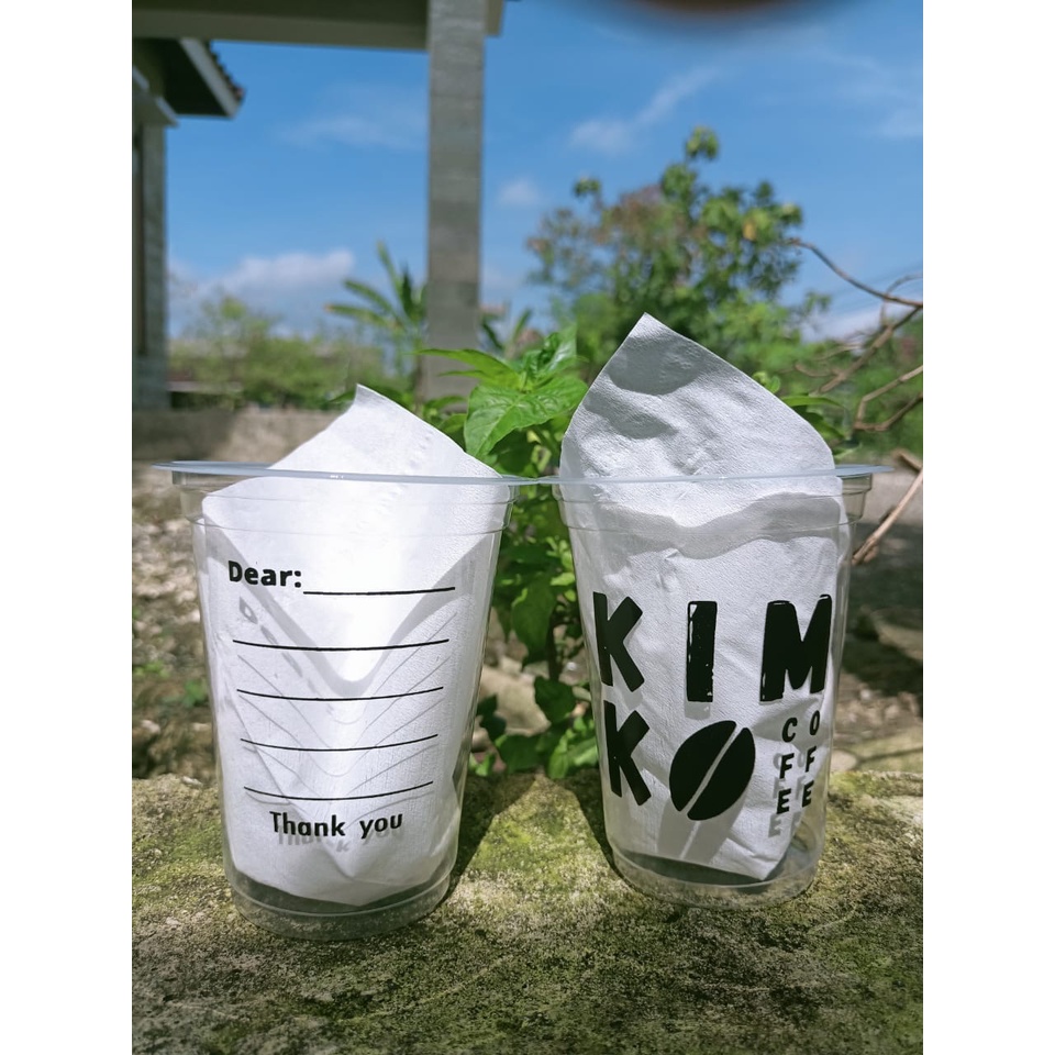 Jual GELAS CUP SABLON HOKKA-KU DATAR | Shopee Indonesia