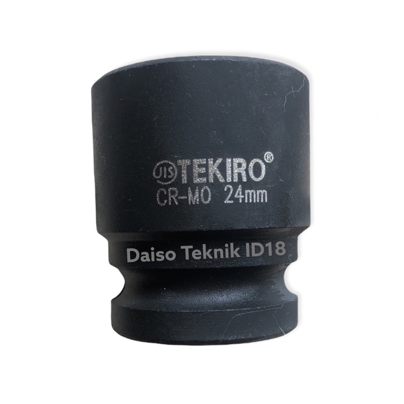 Jual TEKIRO 1/2 INCH MATA SOCK IMPACT 24 MM 6PT / MATA SOCK IMPACT | Shopee Indonesia